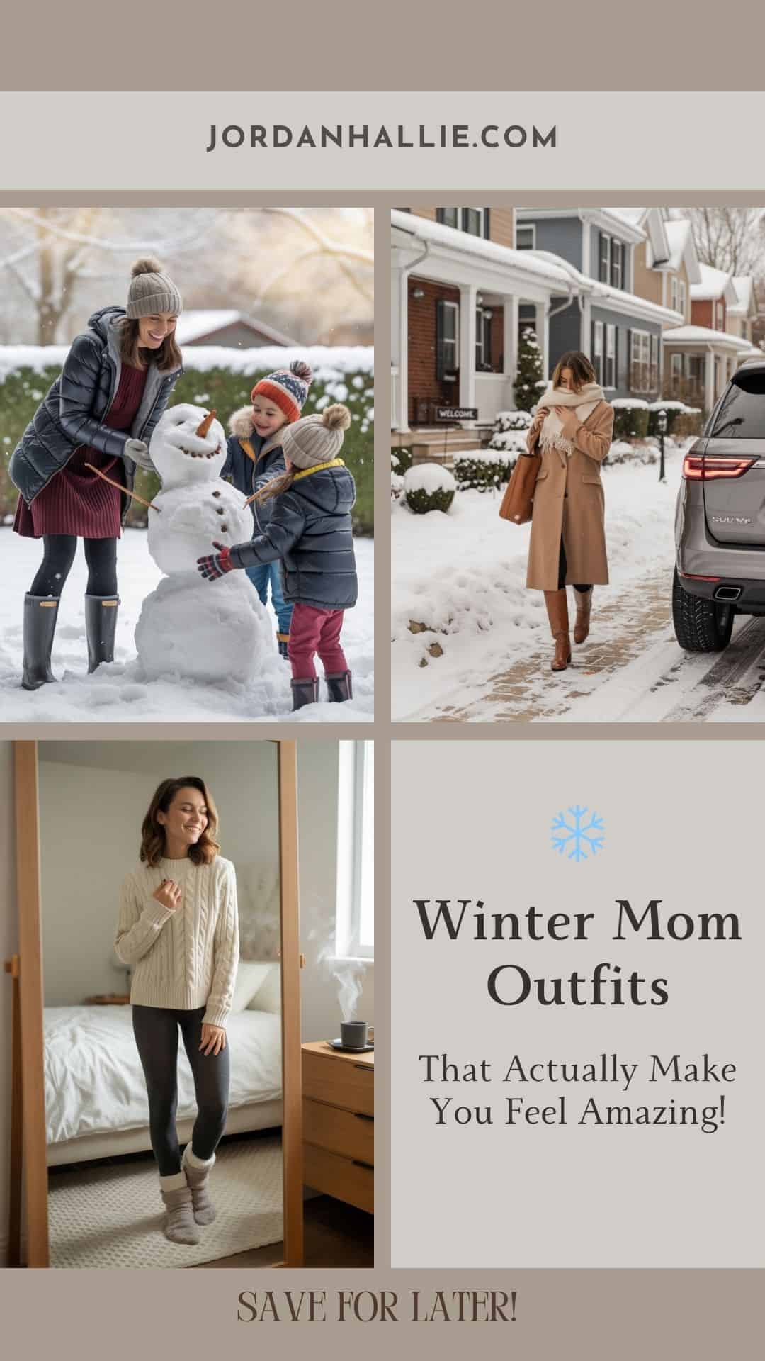 Winter Mom Outfits That Actually Make You Feel Amazing - JordanHallie.com